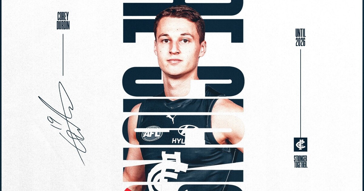 Durdin to wear Navy Blue for another two