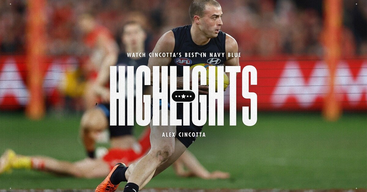 Highlights | Cincotta continues at Carlton