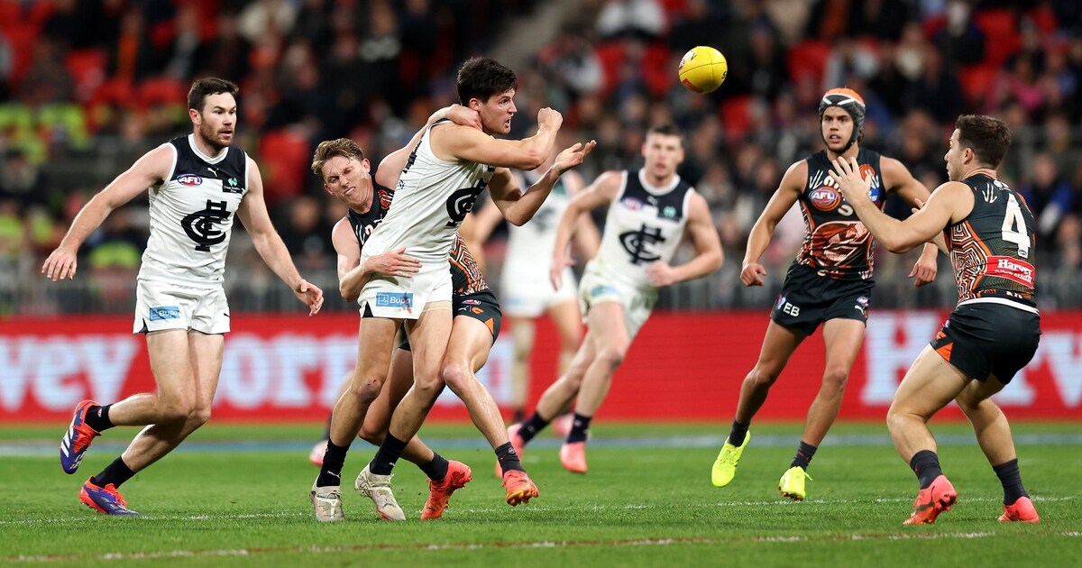 AFL match report: Blues succumb to hot Giants