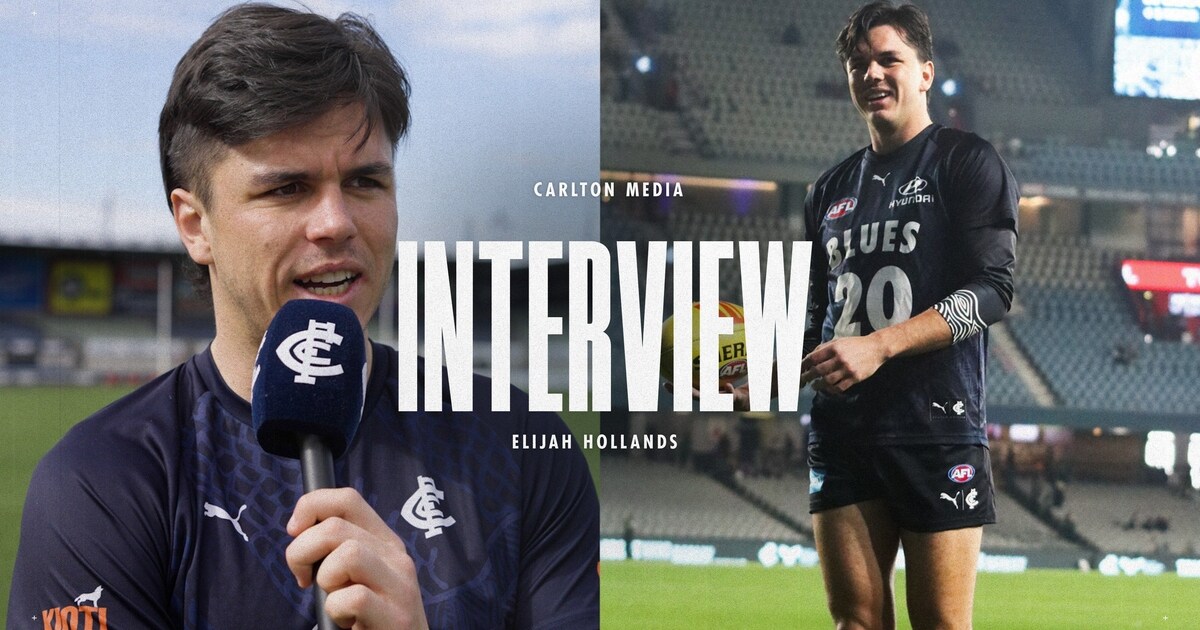 "It's been fantastic" Elijah on time at Carlton