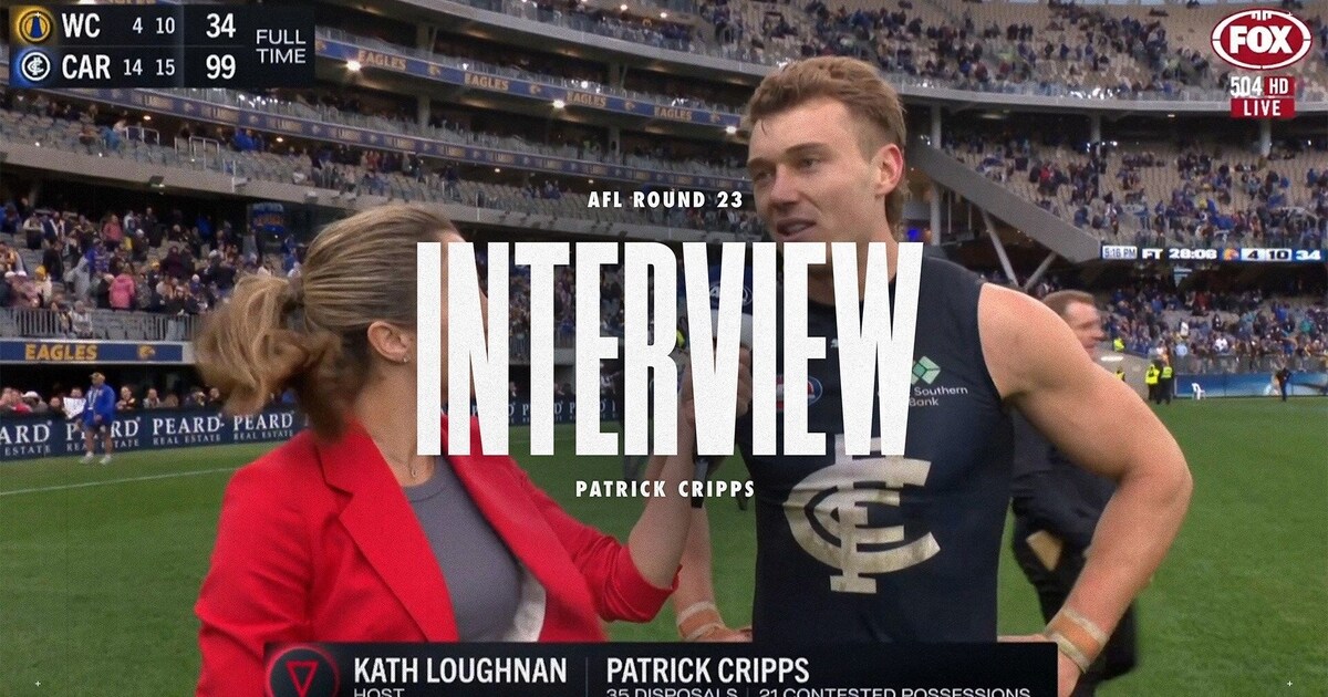 AFL R23 | Cripps post-match interview