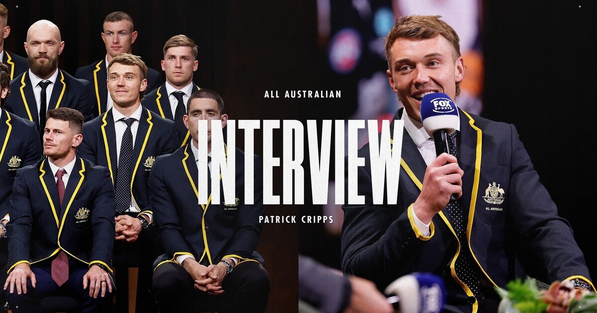 Cripps' All-Australian interview (FOX Footy)