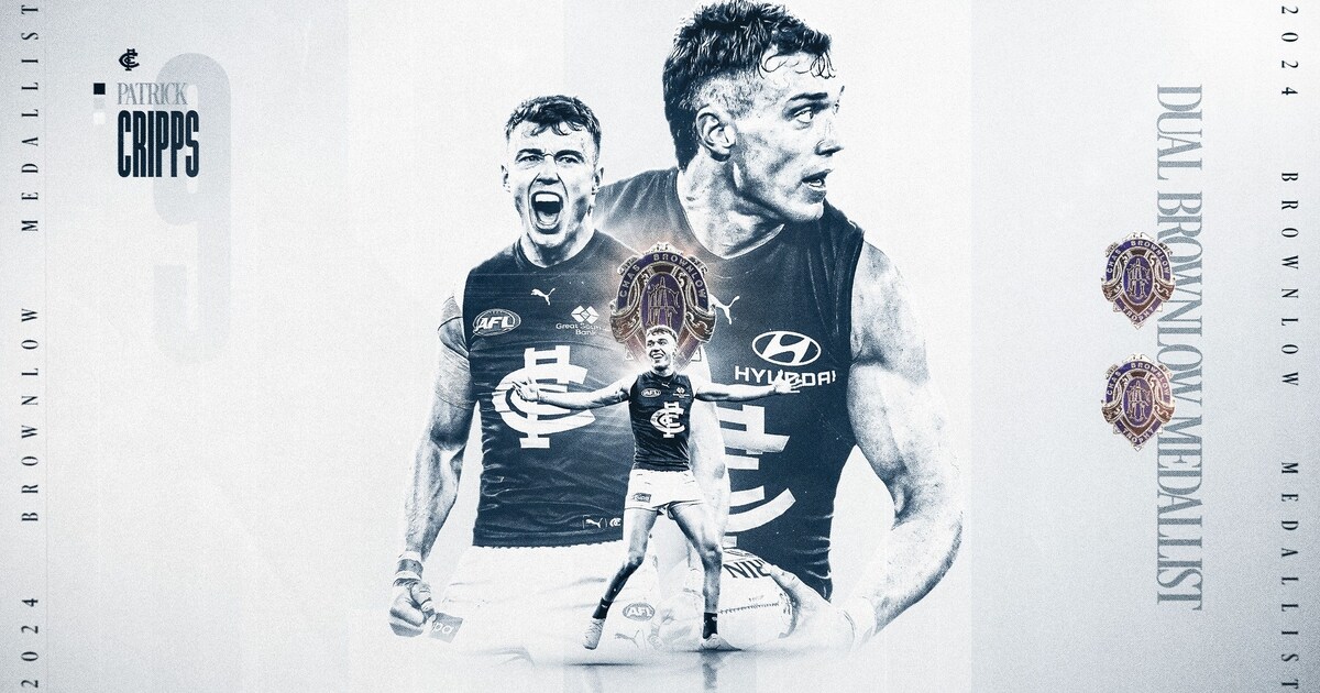 Cripps remarkably breaks record, crowned dual Brownlow Medallist