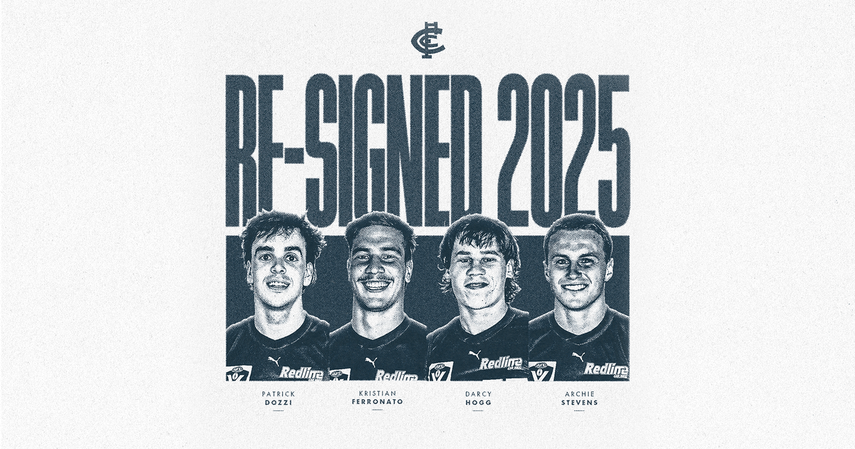 Four youngsters to return to Carlton Reserves