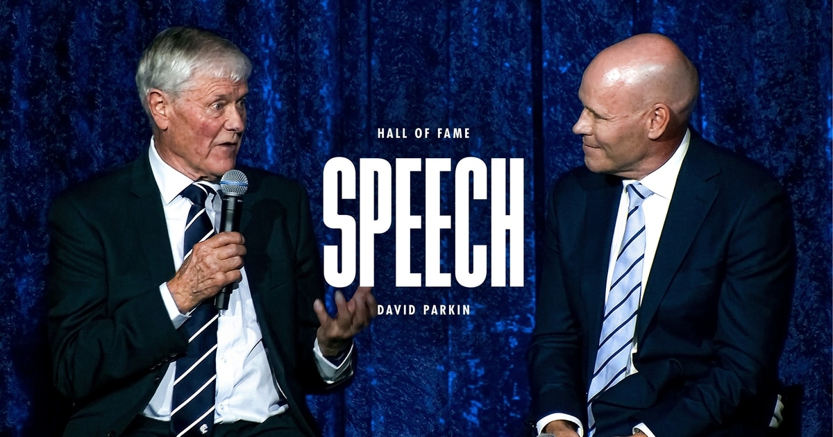 2025 Hall of Fame speeches | David Parkin