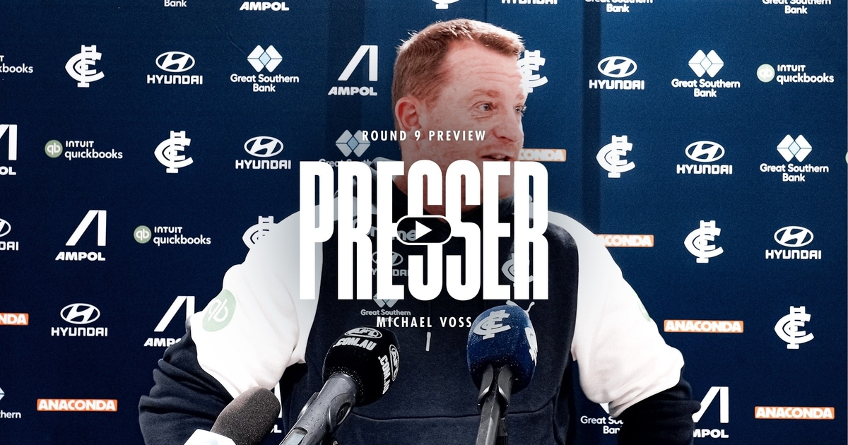 Press conference: Voss previews Round 9, Charlie good to go