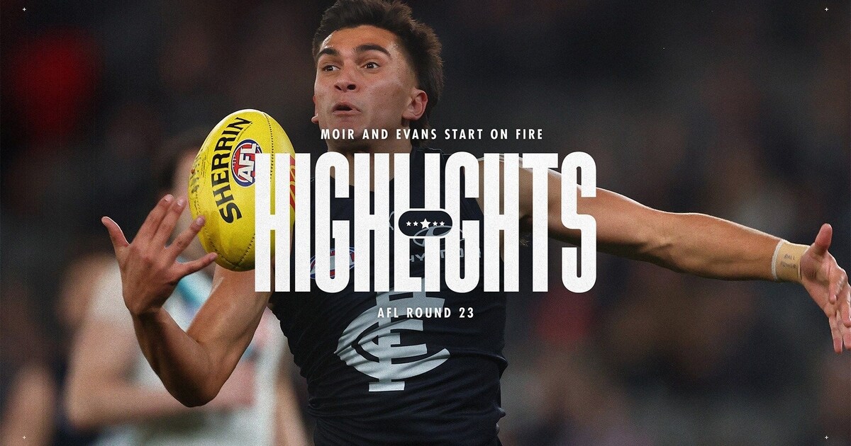 AFL R23 | Flying Moir and fantastic Frank bring electric Blues start