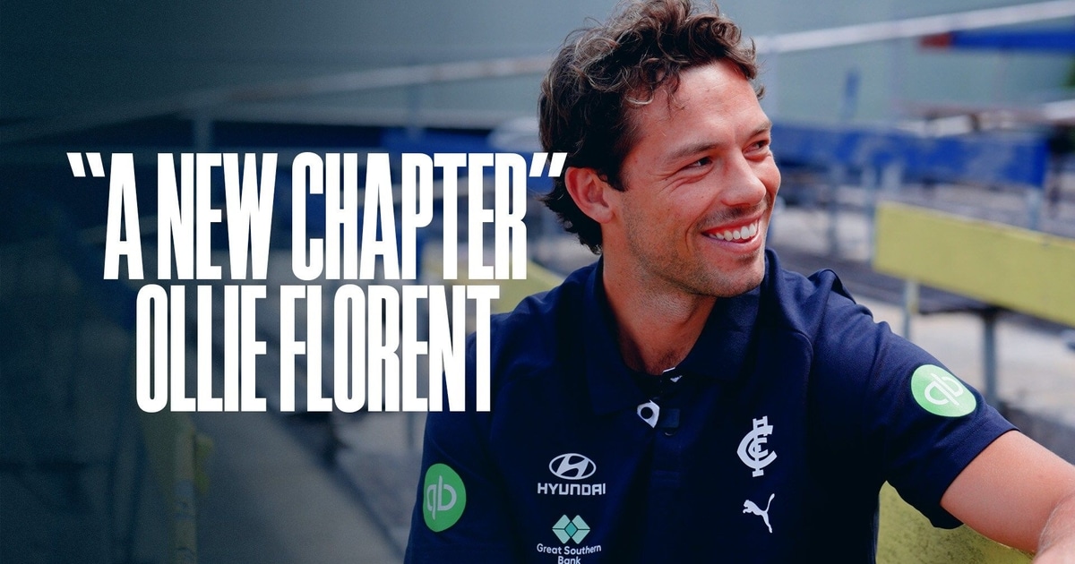 "A new chapter": Ollie Florent speaks on his fresh start at Carlton