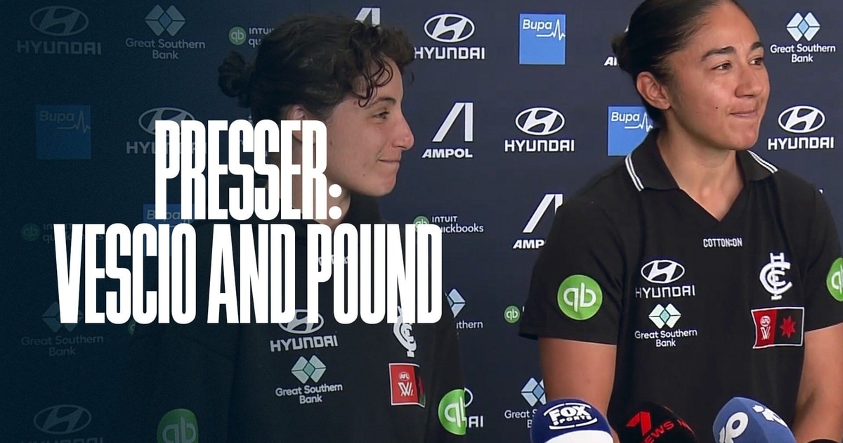 "A lot of things clicked": Vescio and Pound preview finals