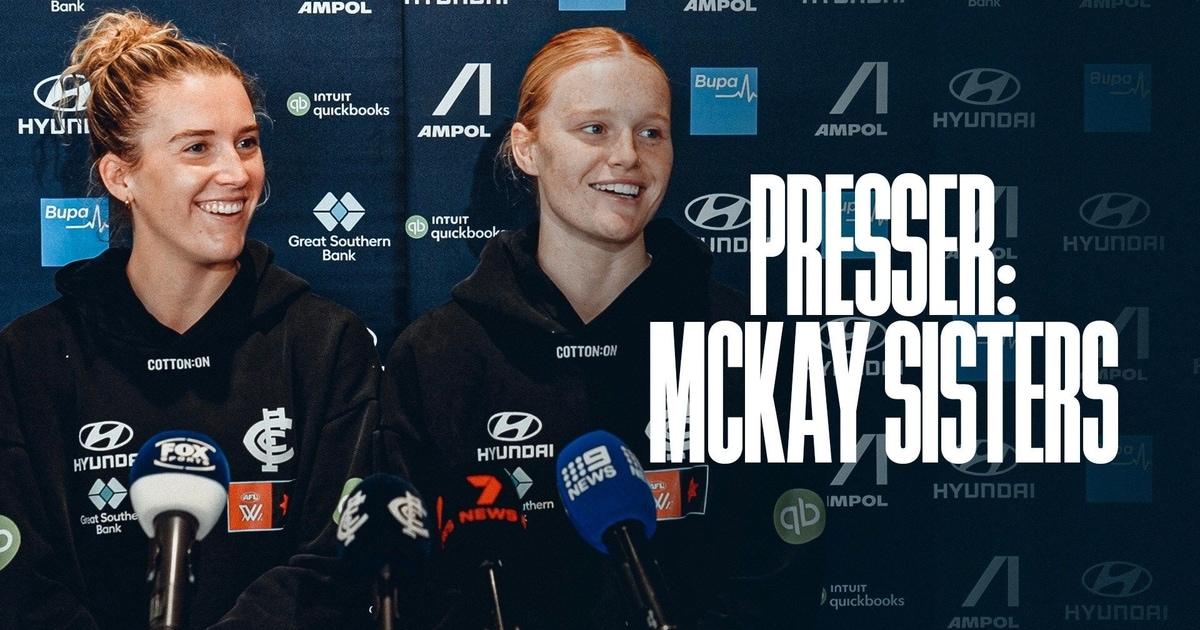 "We back ourselves in": McKay sisters on facing the Hawks