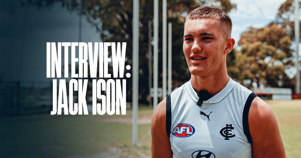 Interview: Ison speaks on first week at Carlton