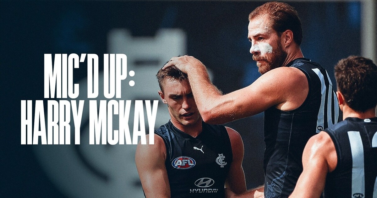 Harry McKay was MIC'D UP for Carlton's intra-club!